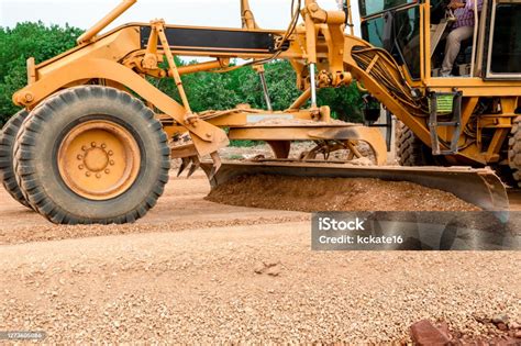 Grader Road Construction Grader Mesin Industri Pada Pembangunan Jalan