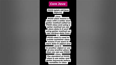 Understanding Pojo In Java Simplify Data Storage And Transfer With