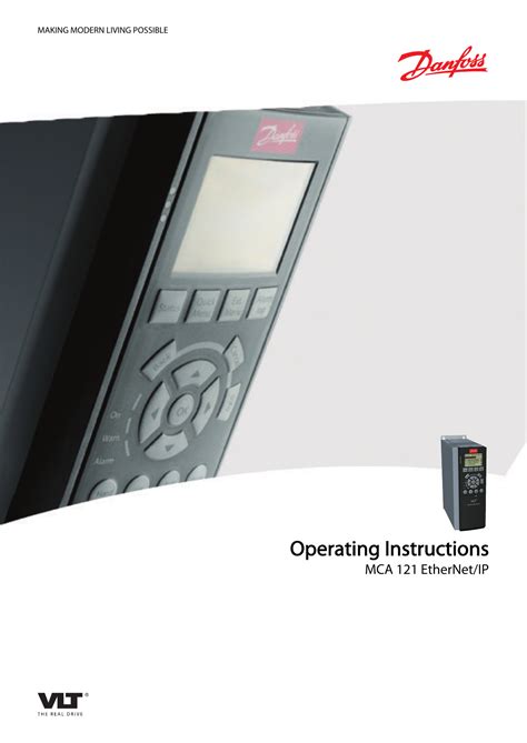 Danfoss Vlt® Ethernet Ip Mca 121 Operating Instructions Manualzz