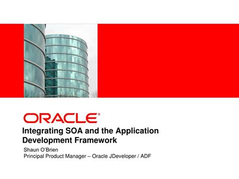 Ppt Integrating Soa And The Application Development Framework