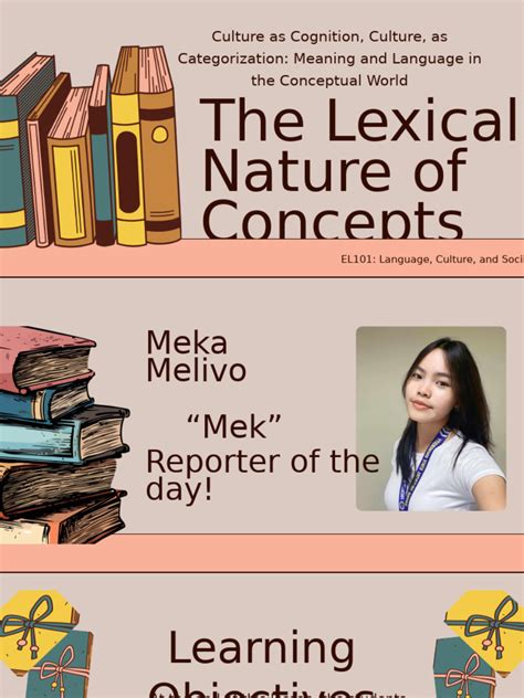 Melivo Lexical Nature Of Concepts El101 Pdf Lexicon Word