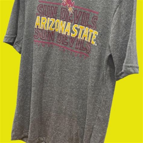 Arizona State Sun Devils T Shirt Gray New Medium Men Depop
