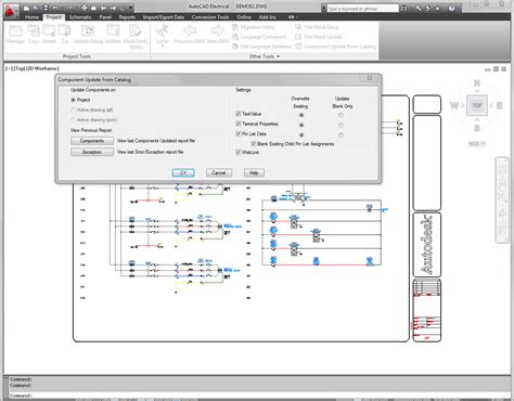 Autocad Electrical 2014 Быстрое создание электрических схем