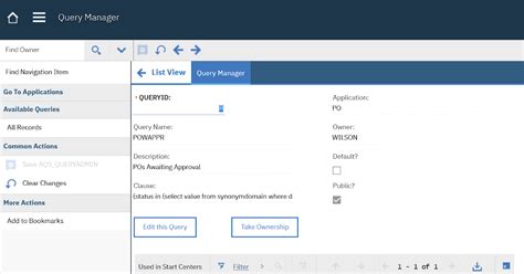 Ibm Maximo Enterprise Asset Management Maximo Query Manager App