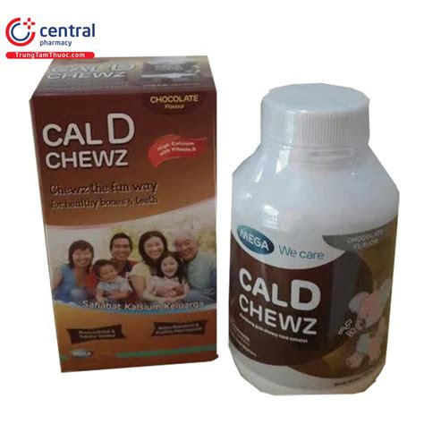 ChÍnh HÃng Thuốc Cal D Chewz Cung Cấp Calci Và Vitamin D3
