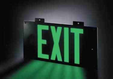 Exit Signs Ft Steel UL Approved