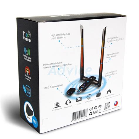 Wireless USB Adapter ALFA AWUS036AC AC1200 High Gain