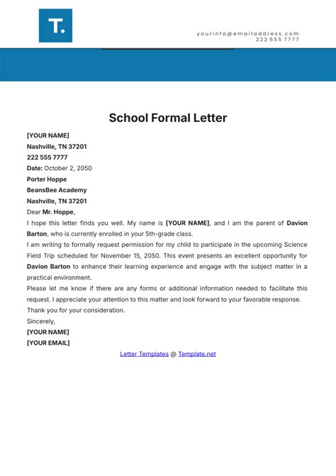 Official Letter Format Template 35 Formal Business Letter Format