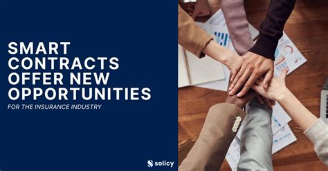 blockchain based smart contracts offer new opportunities for the