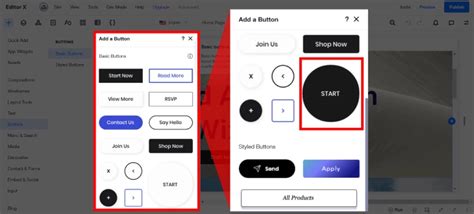 how to add a button on wix wiksit