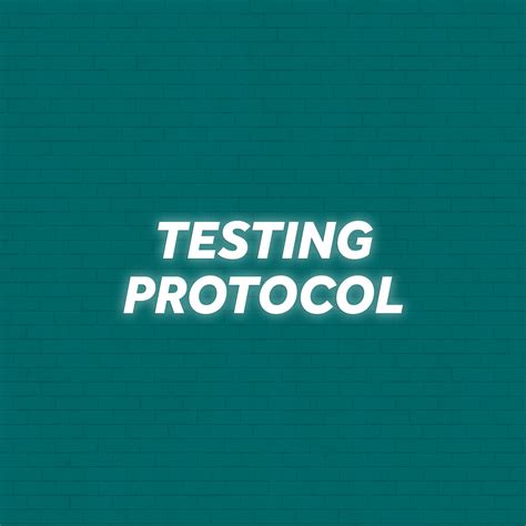 Testing Protocol Live In Fitness Retreat