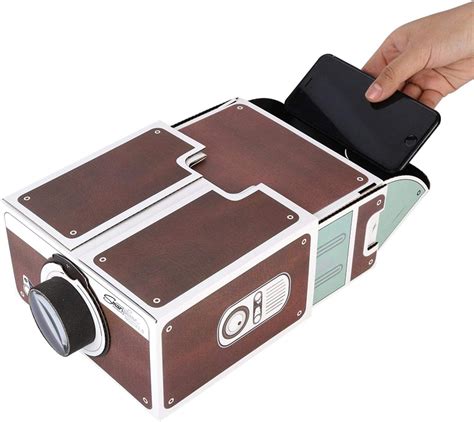 Ciglow Cardboard Projector Mini Diy Portable Projector