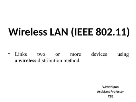 ieee802 11 pptx wireless lan ieee 802 11 pptx computer networking