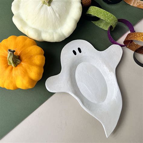 Halloween Ghost Plate By Juliet Reeves Designs