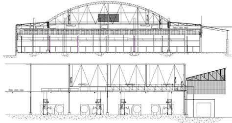 Factory Elevation Drawing In Dwg Autocad File