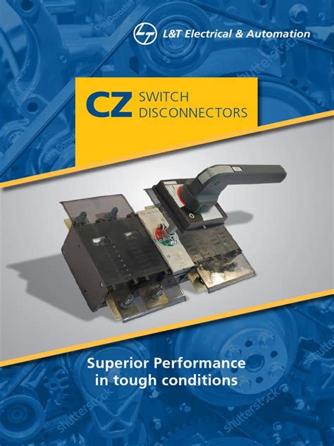 Cz Ac Switch Disconnectors Catalogue Pdf Switch Electrical Engineering