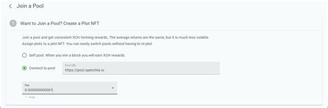Pool Farming Chia Documentation