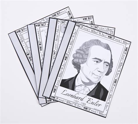 Leonhard Euler Mathematician Stacker Dzdownloadablefoldables