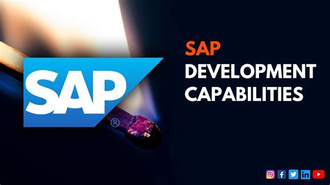 Sap Development Capabilities Sapdevelopment Youtube