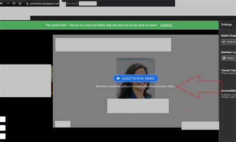 Windows How Can I Configure Chrome So That It Doesnt Block Bluejeans Event Videos Super User