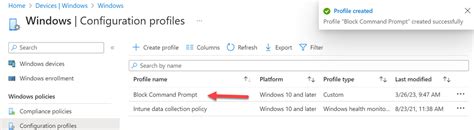Blocking Command Prompt On Windows With An Intune Device Configuration