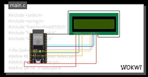 Esp32 Lcd 16x2 And Espidf Wokwi Esp32 Stm32 Arduino Simulator