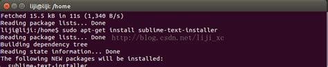 ubuntu14 04中安装sublime text3 ubuntu14 04安装sublime csdn博客