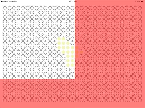 ios large section of ipad opengl es application not retina stack