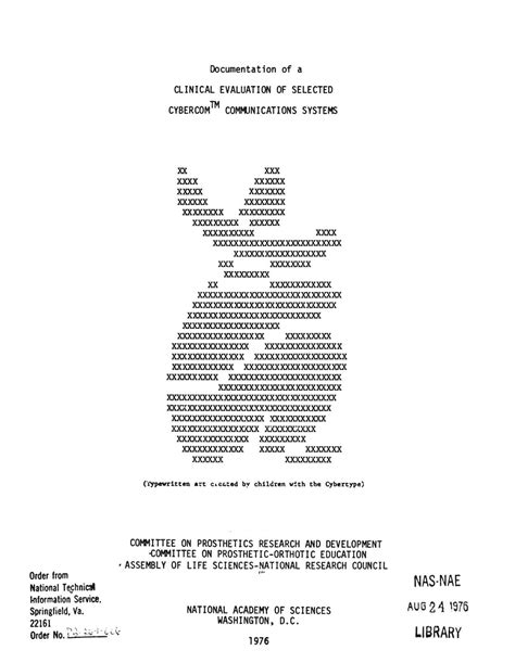 Front Matter Documentation Of A Clinical Evaluation Of Selected