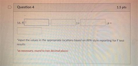 Solved The Following Data Were Obtained From An Chegg Com