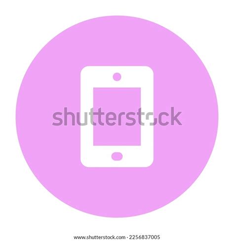 Mobile Vector Design Solid Style User Stock Vector Royalty Free