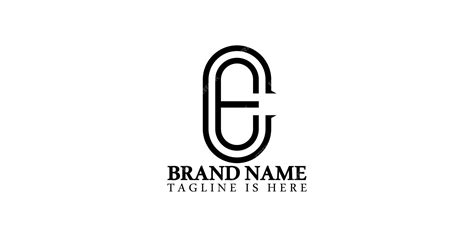 Premium Vector Ce Ec Monogram Logo With Roundedrectangle Design