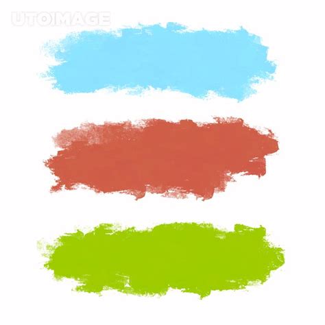 붓터치 백그라운드 Minimal 일러스트 백그라운드 이미지 붓터치 수채화 워터컬러 붓 채색 패키지 블루 레드 그린 번짐 손그림 그림 추상