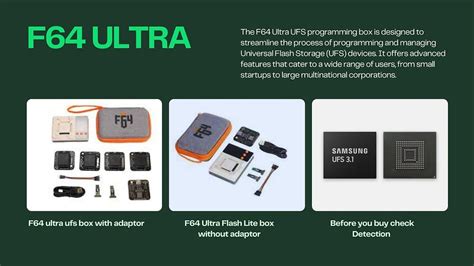 F64 Ultra Flash Ufs Programming Box
