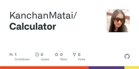 Github Kanchanmatai Calculator