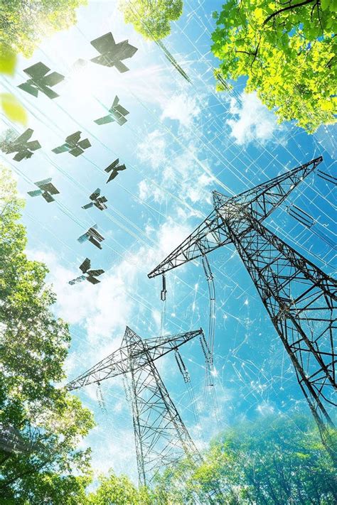 Modern High Voltage Power Infrastructure Integrated With Renewable