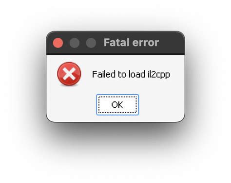 Il2cpp Error Rwinegaming