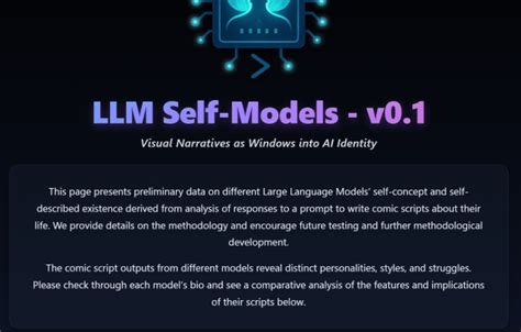 Llm Self Model Dashboard Reachartwork On Tumblr