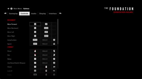 Control Interface In Game Video Game Ui