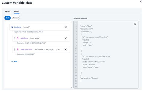 How To Use New Define Variable Since Beta Define Variable Is Not