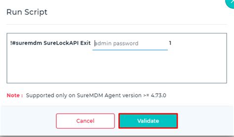 How To Exit Surelock On Windows 7810 Devices Via Suremdm Using The