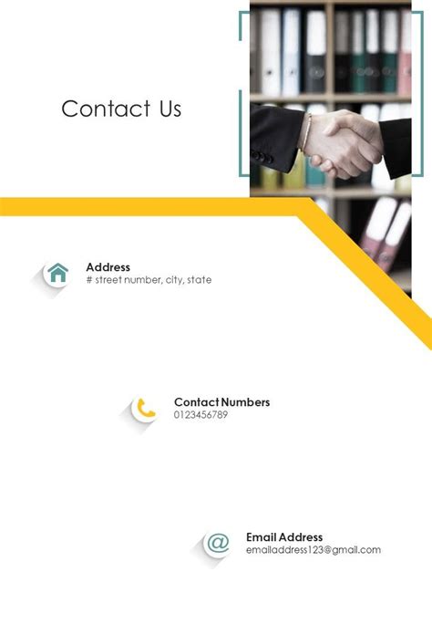 Contact Us Employee Hiring Proposal One Pager Sample Example Document