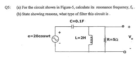 Solved For The Circuit Shown In Figure Calculate Its Chegg