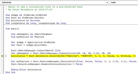How To Get Started With SolidWorks Macros Peter CAD