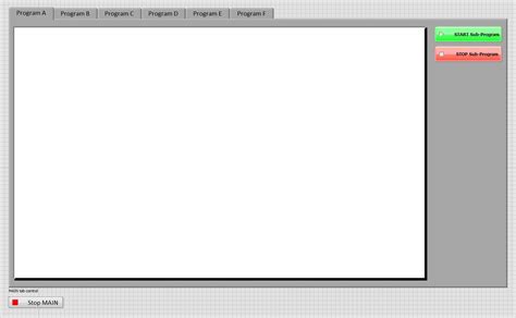 asynchronously calling starting stopping and restarting sub programs