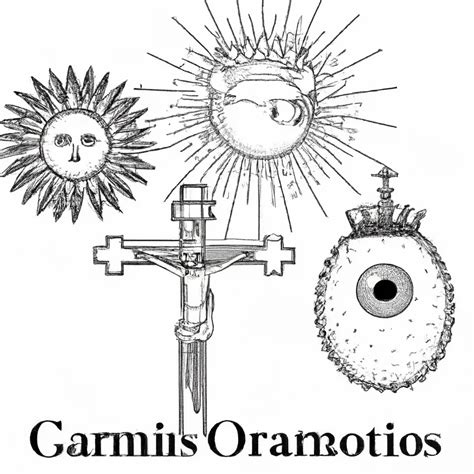 Desenhos Dos Símbolos Do Cristianismo Para Imprimir E Colorir Grátis