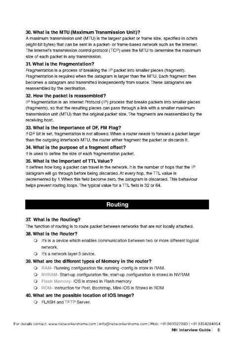Network Engineer Interview Questions Pdf A Comprehensive Guide