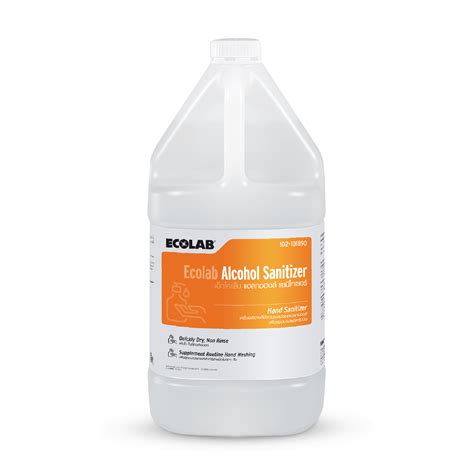 Ecolab Alcohol Sanitizer 4x3 8 Lt