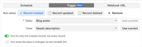 use the openai assistants api in airtable with no code integration