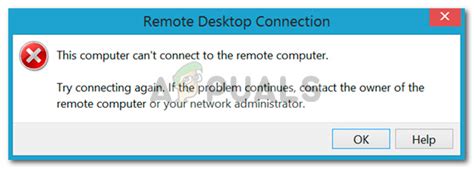 fix this computer can t connect to the remote computer